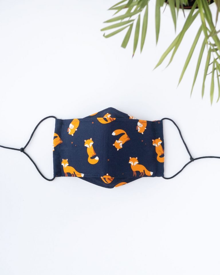 KITSUNE | Japanese Fox Face Covering Kawaii Face Mask UK - ohashii