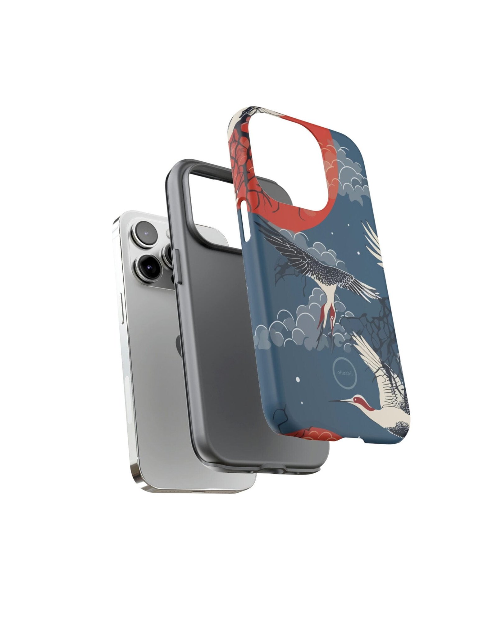 The Night Crane | Premium Japanese Phone Case - ohashii