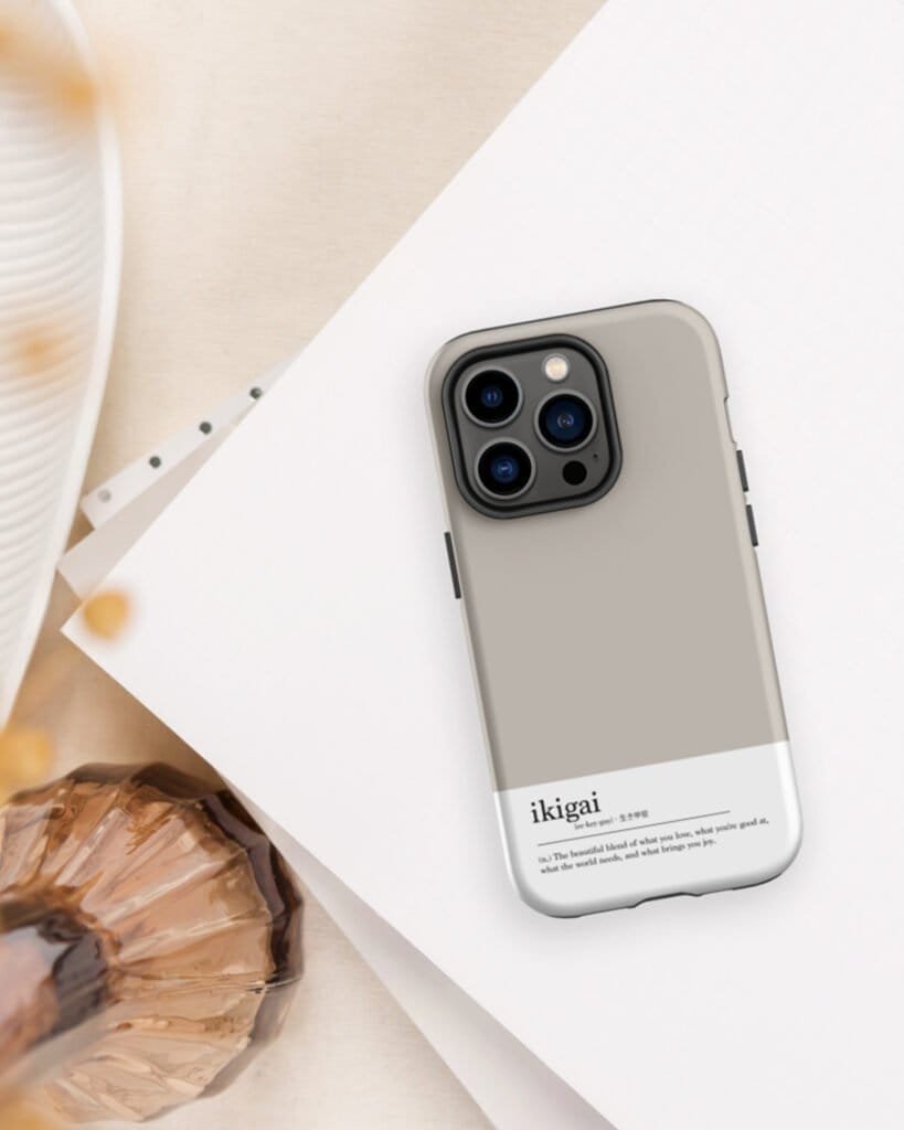 Ikigai | Premium Japanese Phone Case Pastel Aesthetic - ohashii